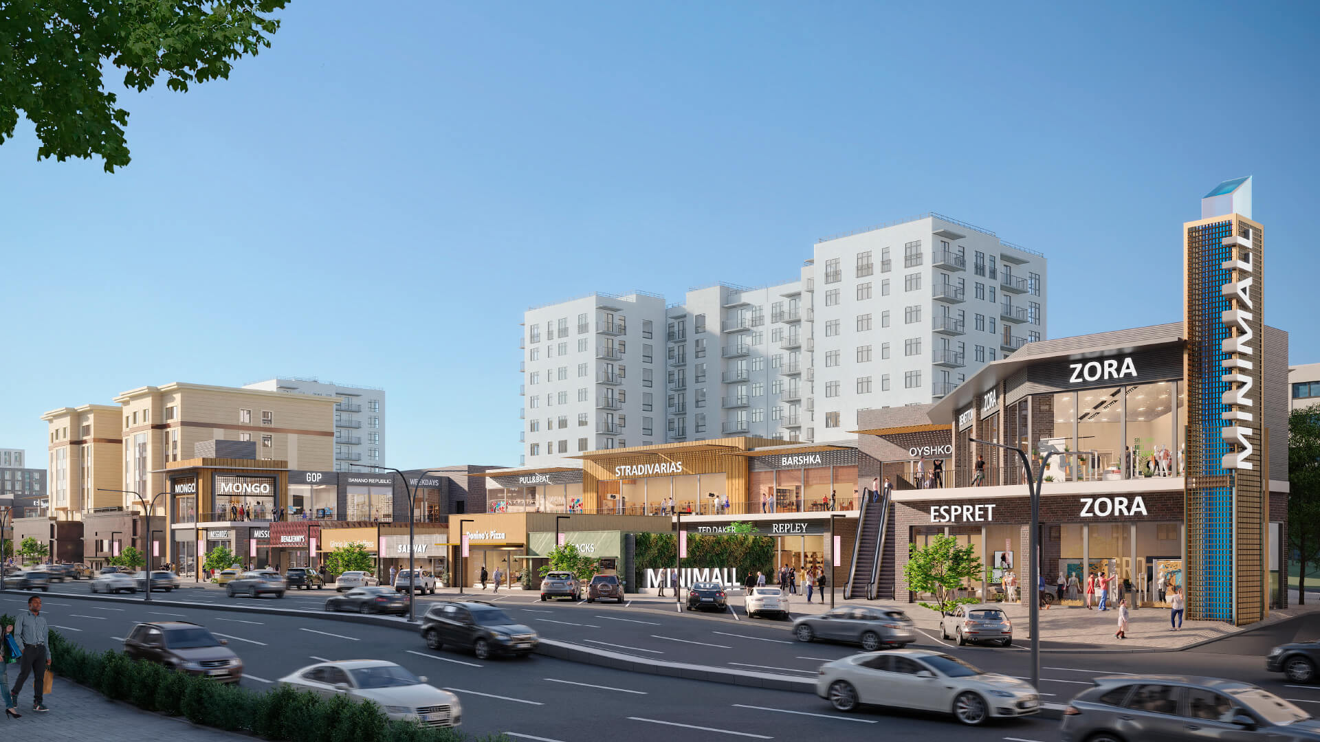 Project Shopping Center "Minimall"